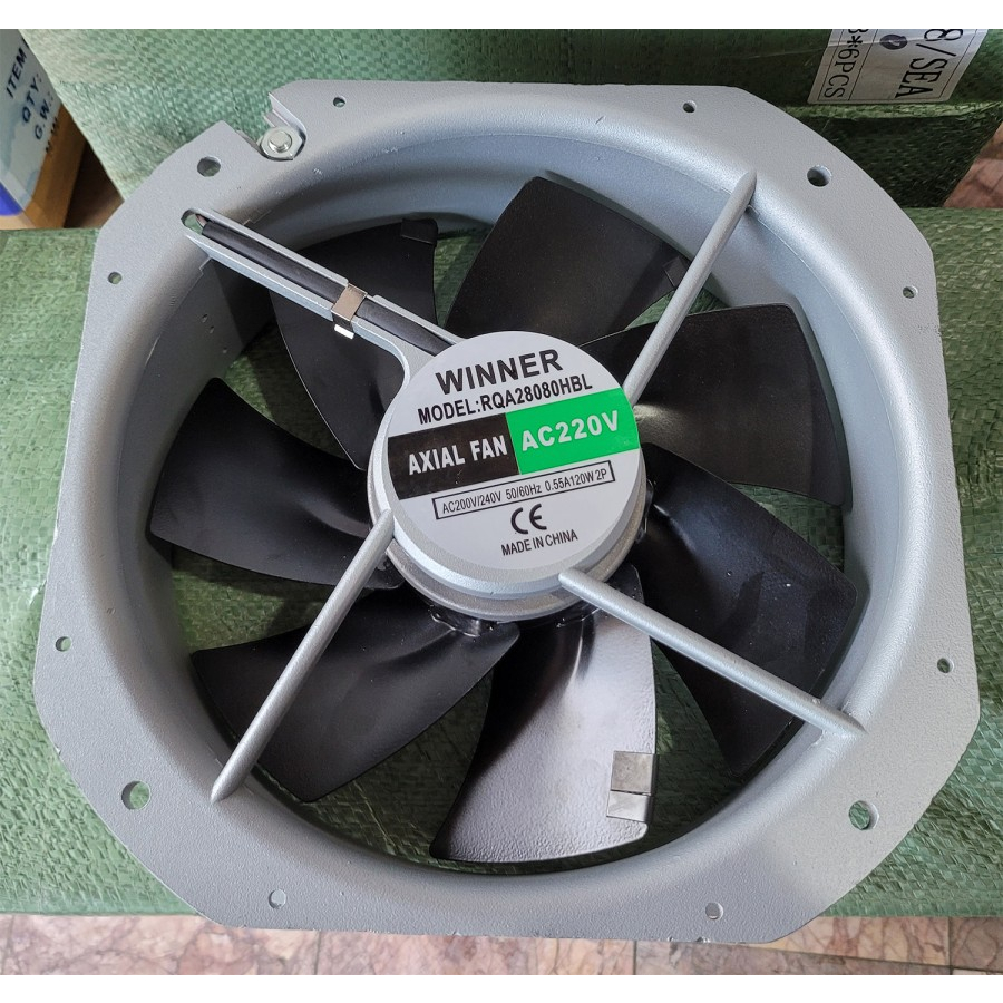 Jual Kipas Cooling 28cm Exhaust Fan Panel 220V Tahan panas | Shopee ...