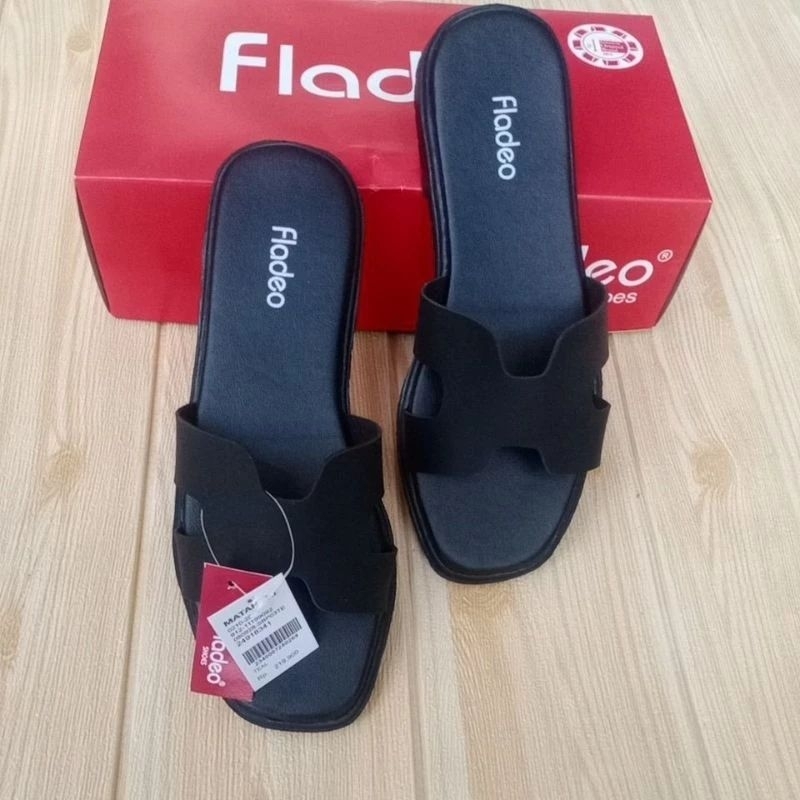 Jual Promo Sandal Wanita Fladeo Sandal Flat slip-on Trepes | Shopee ...