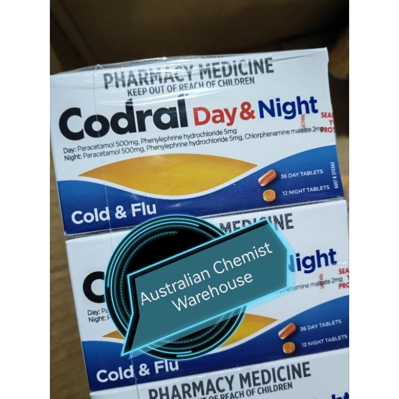 Jual CODRAL Day & Night COLD & FLU 48 Tablets - Made in Australia ...