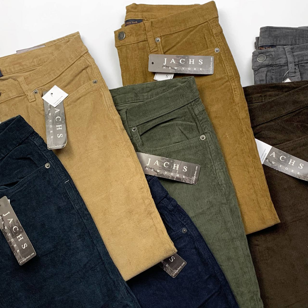 Jual JACHS NY Slim Stretch Corduroy Pants | Shopee Indonesia