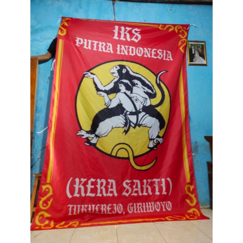 Jual ready stok BENDERA KERA SAKTI FULL PRINTING, BENDERA IKS, BENDERA ...