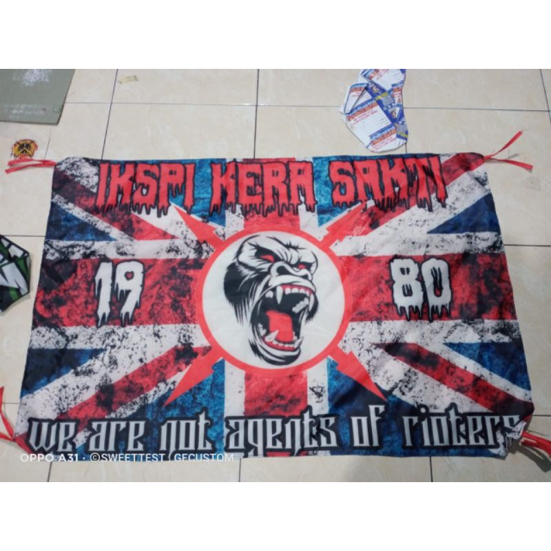 Jual terlaris BENDERA KERA SAKTI FULL PRINTING, BENDERA IKS, BENDERA ...