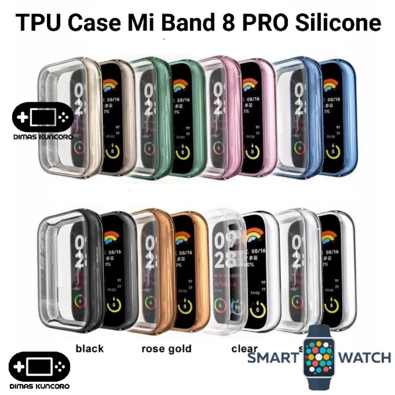 Jual TPU Case Mi Band 8 PRO silicone silicon soft bumper casing xiaomi smart | Shopee Indonesia