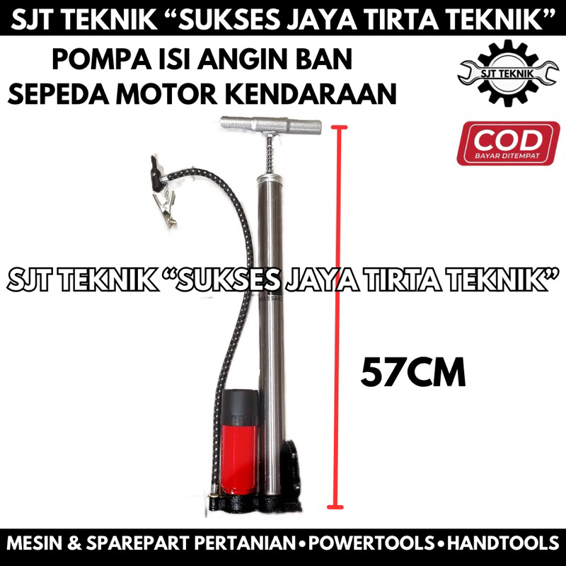 Jual pompa tabung isi angin ban sepeda motor kendaraan tapak besi ...
