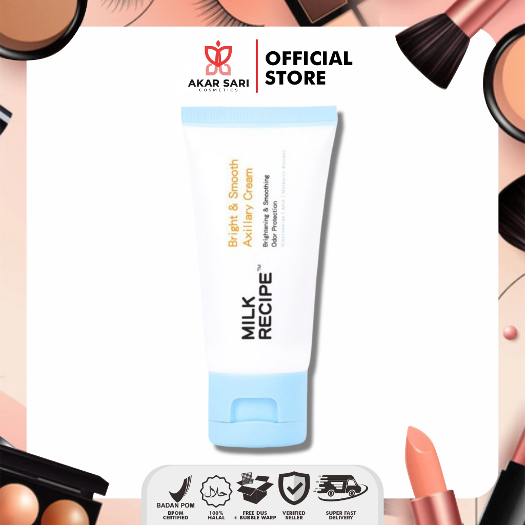 Jual MILK RECIPE BRIGHT & SMOOTH AXILLARY CREAM - Krim Pencerah Ketiak ...