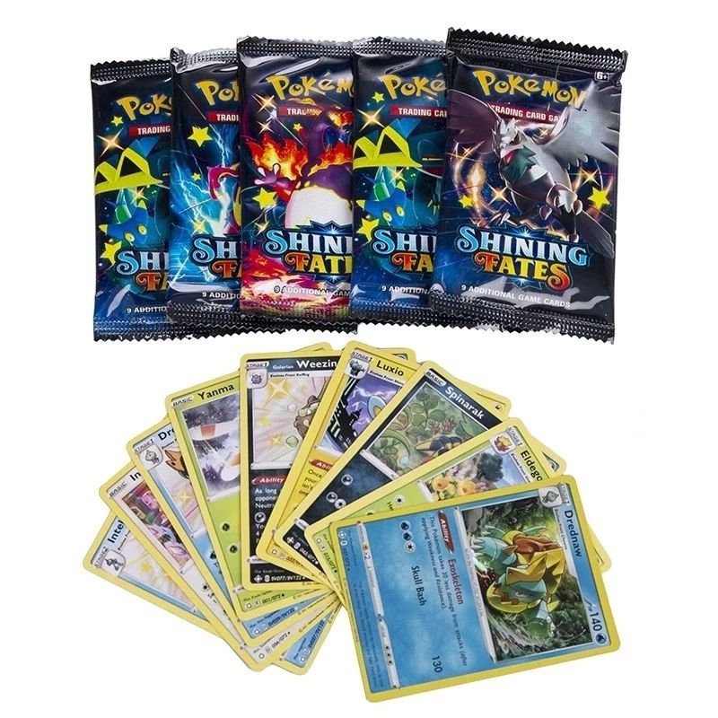 Jual Kartu Pokemon TGC Boster pack shining fates 5 Sachet / Mainan ...