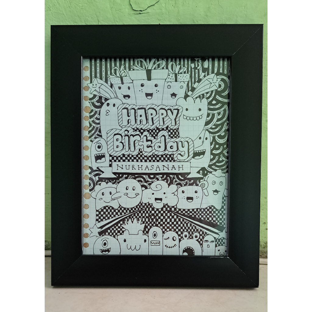 Jual Jasa buat tulisan doodle art nama lettering custom aesthetic ...