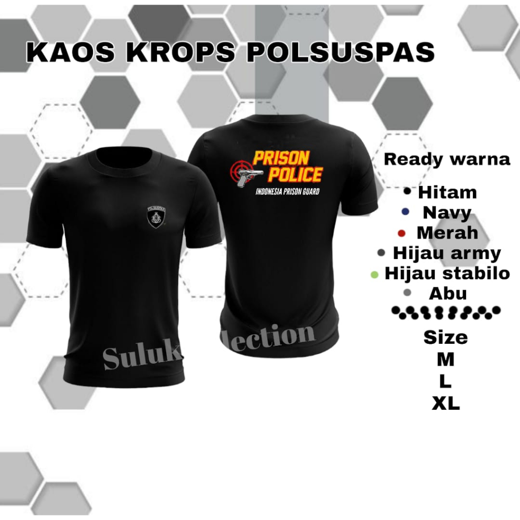 Jual Kaos Jersey Polsuspas / Baju Polsuspas Prison Police / Kaos Jersey ...