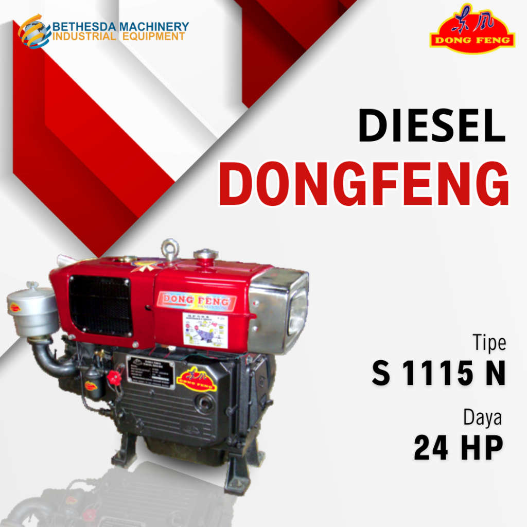 Jual Mesin Penggerak Diesel 24 HP S 1115 N Dongfeng | Shopee Indonesia
