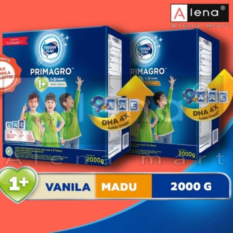 Jual PRIMAGRO 1+ VANILA 2000g, PRIMAGRO 1+ MADU 2000g | Shopee Indonesia