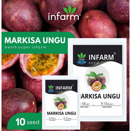 Jual INFARM - Benih Bibit Biji Super Buah Markisa Ungu | Shopee Indonesia