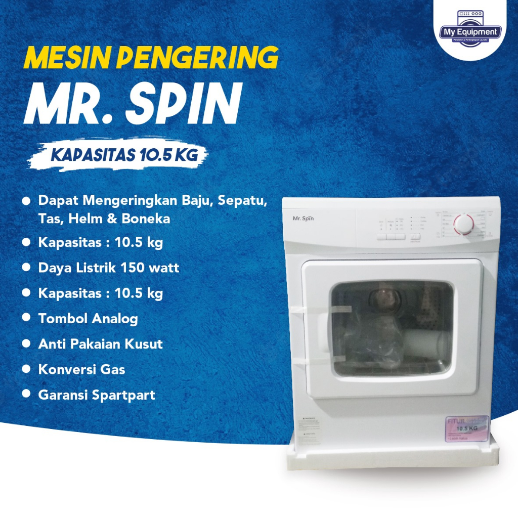 Jual Mesin Pengering Pontianak 10,5Kg Mr. Spin | Shopee Indonesia