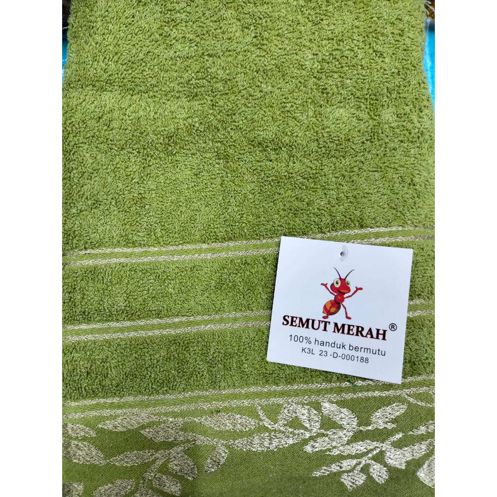 Jual Handuk Bordir Merk Semut Merah Ukuran 80 x 160 CM | Shopee Indonesia