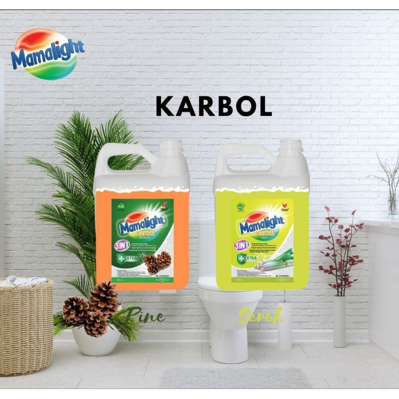 Jual KARBOL MAMALIGHT 5 LTR | Shopee Indonesia