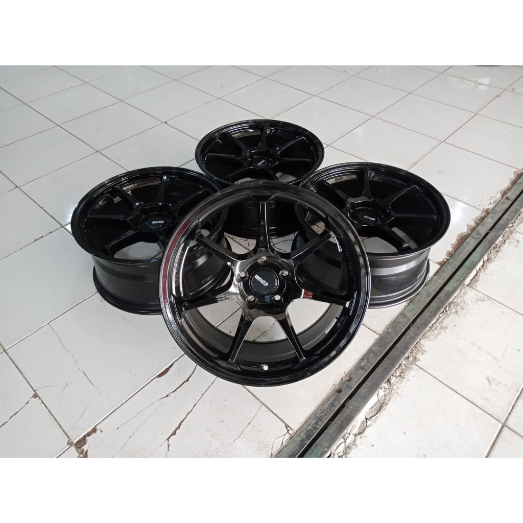 Jual velg mobil racing enkei ring 18 model ce28 pcd 5x114 pelek odyssey, stream, grandis, ertiga ...