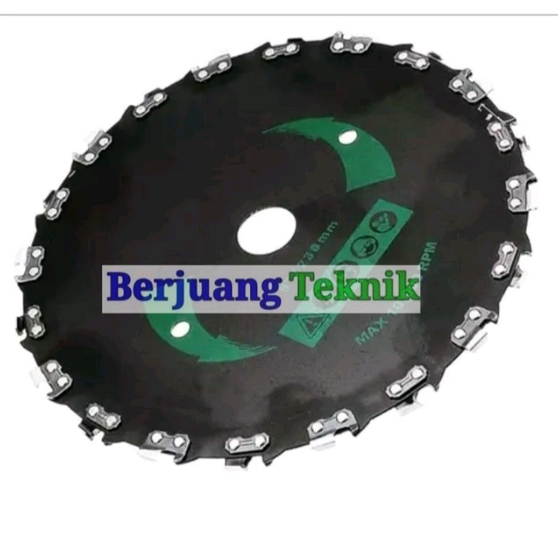 Jual Mata Pisau Bulat Potong Rumput model chainsaw || Tooth grass blade ...