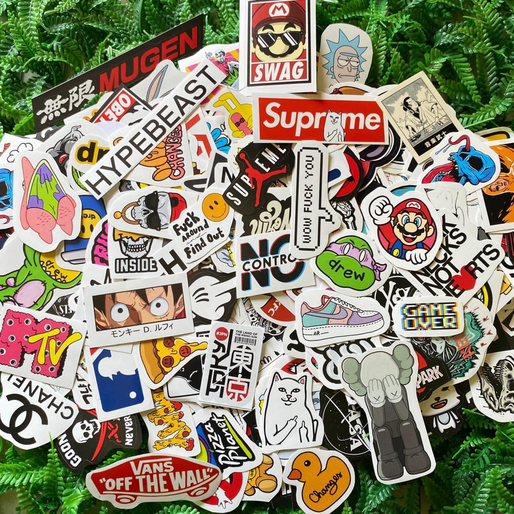 Jual Stiker Logo Hypebeast Graffiti Sticker Vinyl Laptop Waterproof DIY ...