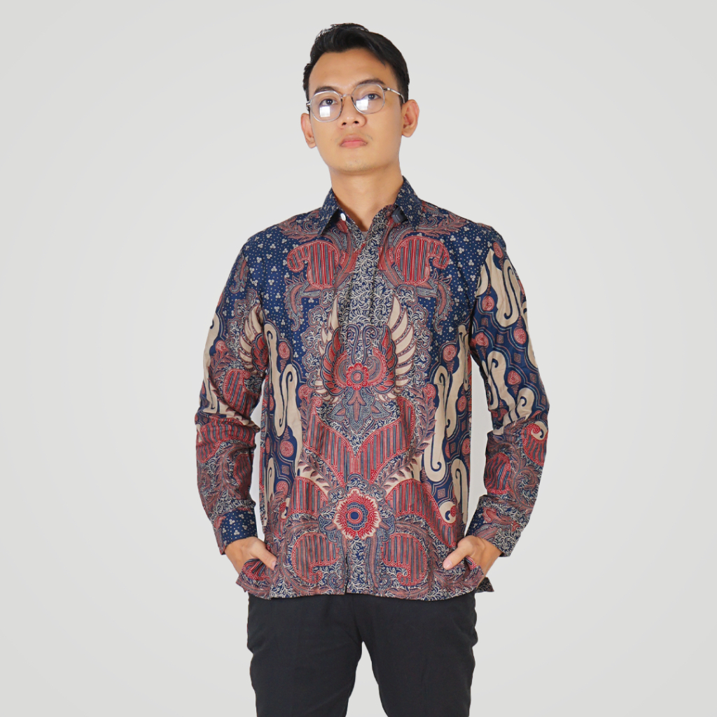 Jual BATIK TRUSMI Hem Pria Kemeja Kerja Batik Pria Lengan Pendek Satya Cocok Untuk Kerja ...