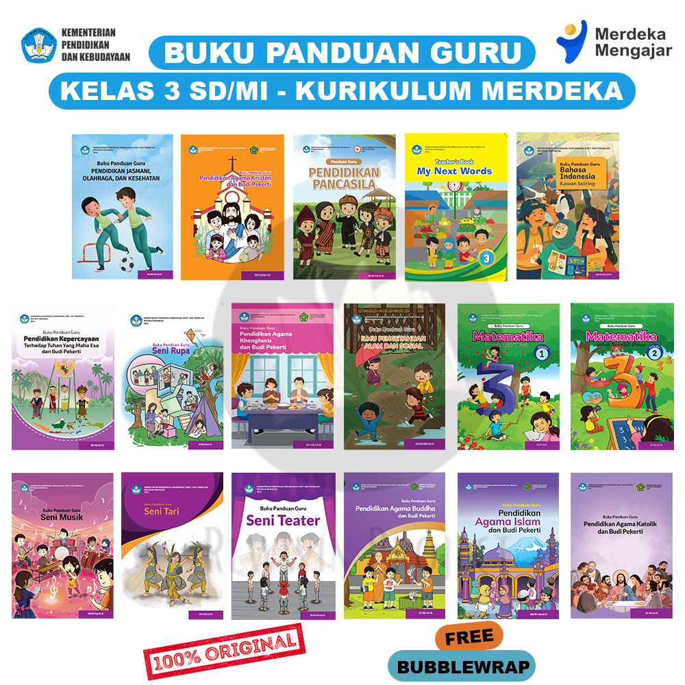 Jual Buku PANDUAN GURU Kelas 3 (III) SD/ MI - Kurikulum Merdeka | Shopee Indonesia