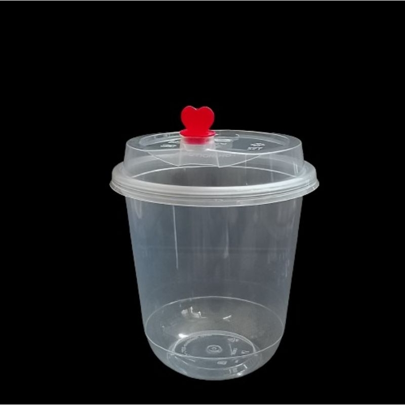 Jual PP Cup Injection 12oz Oval (360ml) & TUTUP - Gelas Plastik Cup ...