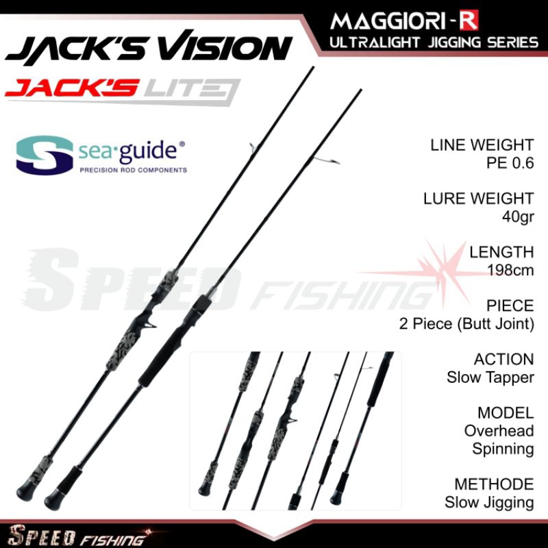 Jual Joran Jack's Vision Jack's Lite Maggiori Ultralight Jigging ...