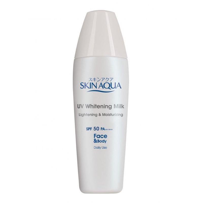 Jual Sunscreen SKIN AQUA UV Whitening Milk SPF 50 PA++++ 40g | Shopee Indonesia