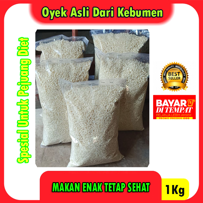 Jual Oyek Singkong Nasi Tiwul Putih Organik Bebas gula Rendah lemak Rendah gula | Shopee Indonesia