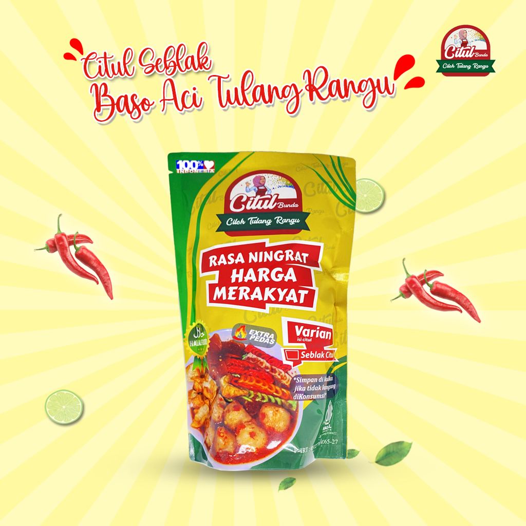 Jual Citul Bunda - Seblak Aci Tulang Rangu Sapi Instant Kemasan Pouch ...