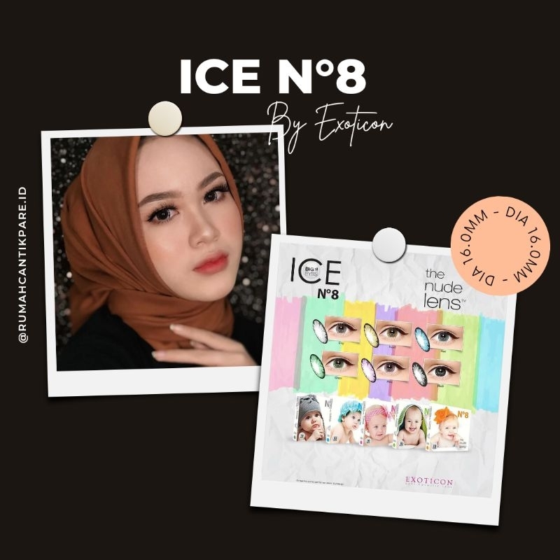 Jual Softlens ICE N8 NORMAL / ICE N8 BIG EYES 16MM | Shopee Indonesia