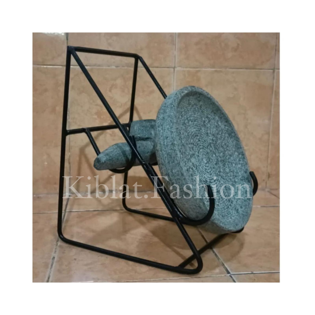 Jual Tatakan Cobek Batu / Kayu Ulekan / Ulegan Dudukan Piring Tanah ...