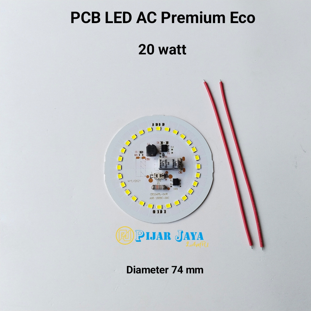Jual PCB LED AC Premium Eco Watt Lengkap 5W 7W 9W 12W 15W 18W 20W 25W ...