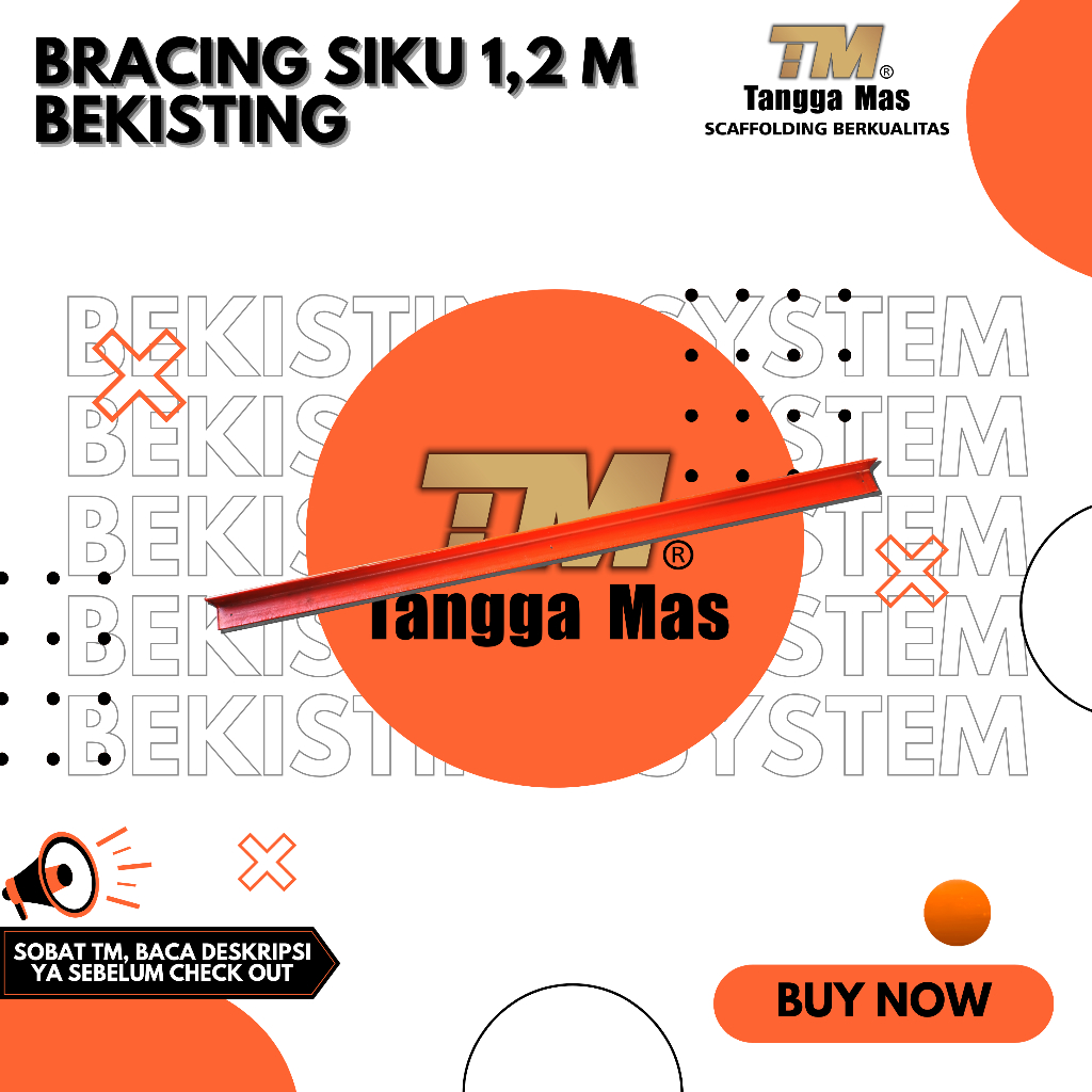 Jual BRACING SIKU 1,2M & 2,4M UNTUK PROYEK BEKISTING BALOK | Shopee ...