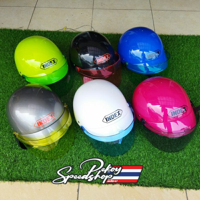 Jual Helm Index pretty lady visor warna original. Made in index ...