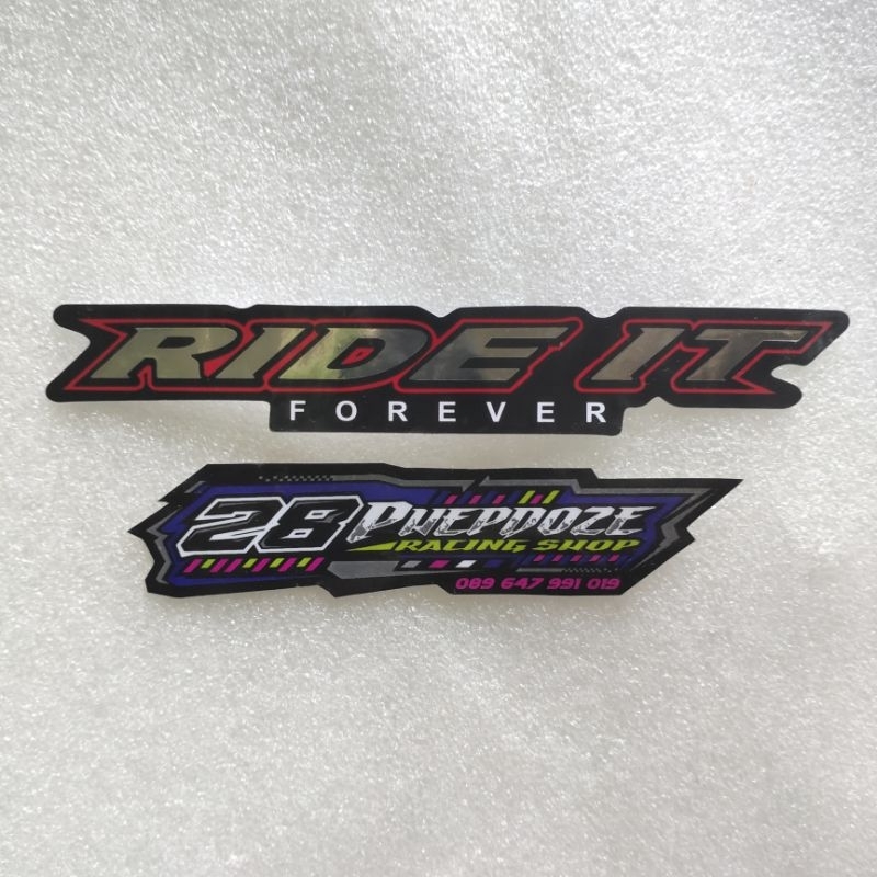 Jual EMBLEM LOGO STICKER RIDE IT ORIGINAL | Shopee Indonesia