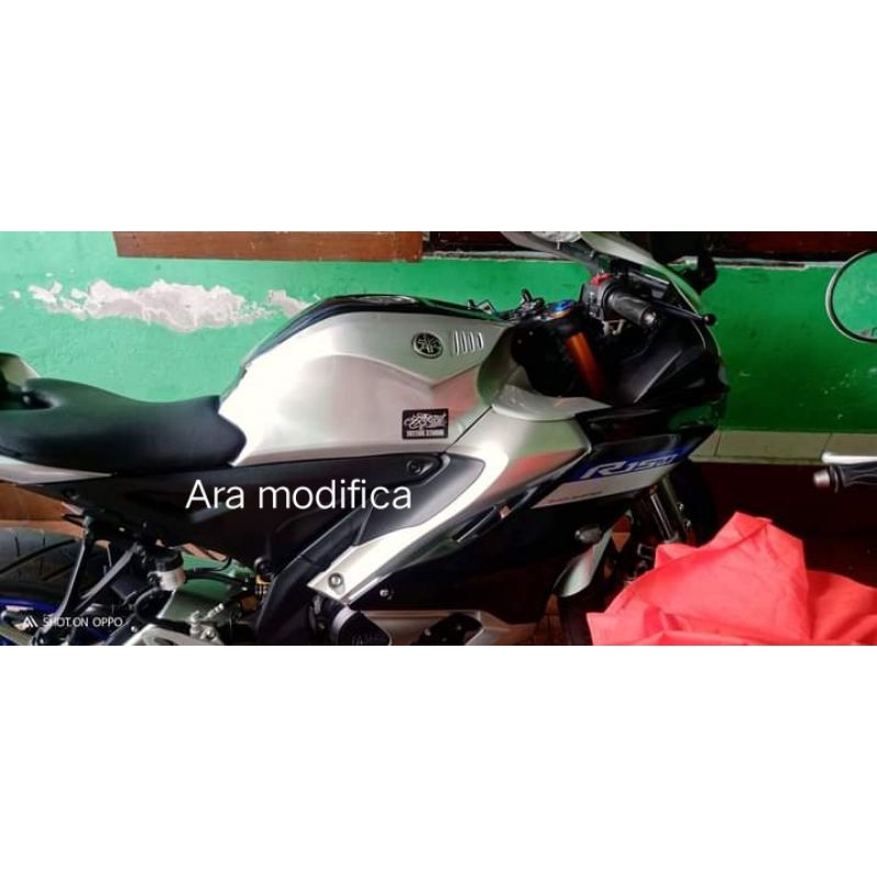 Jual Cover tanki yamaha r15m/v4 model R7 | Shopee Indonesia