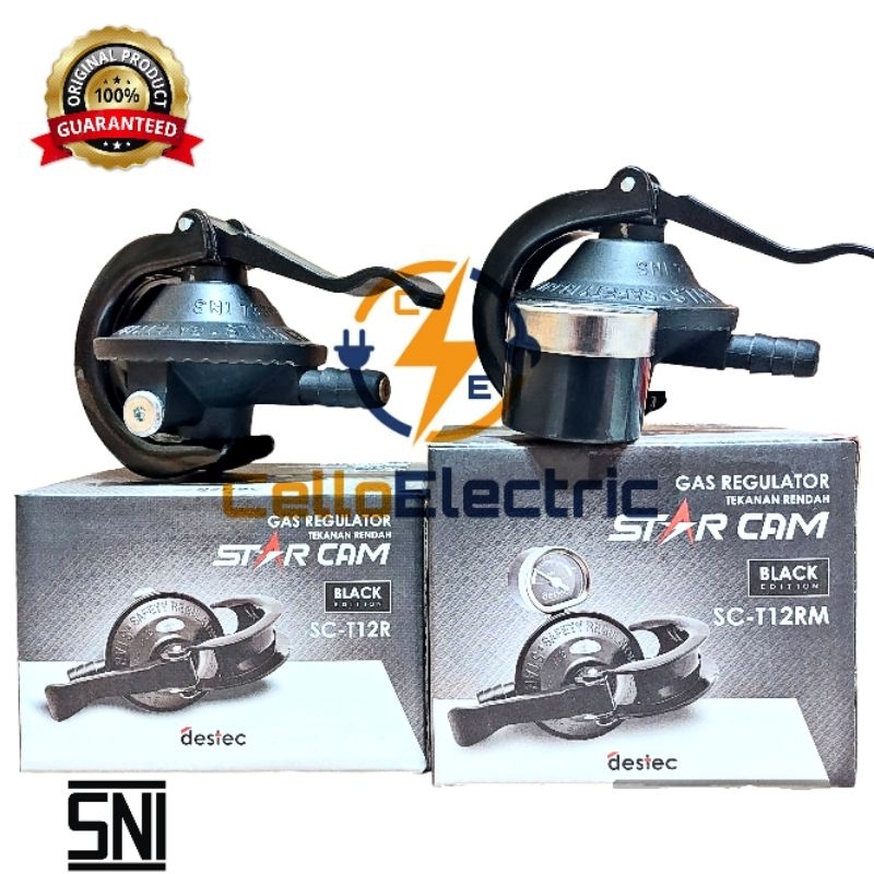 Jual Regulator Gas STARCAM SC-T12RM Meter / SC-T12R Non Meter ...