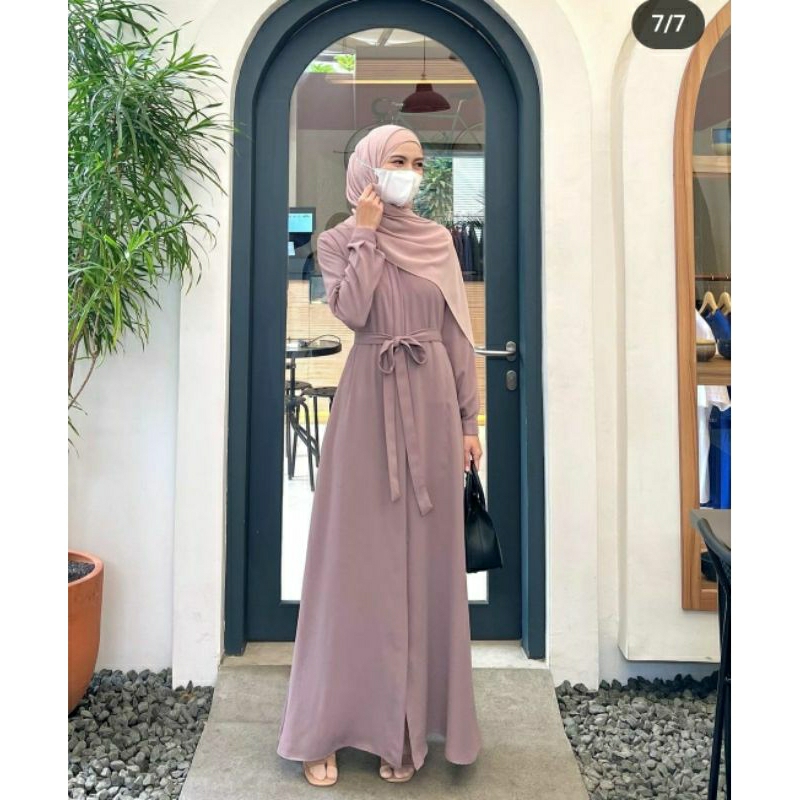 Jual Kinan Dress by Elmiza warna milo size M | Shopee Indonesia