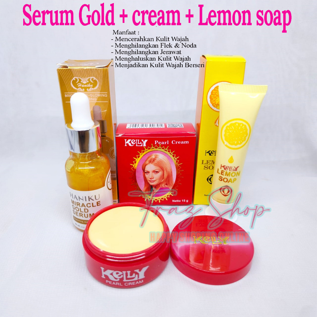 Jual Cream Kelly 15gr - Lemon Soap Kelly 15gr - Serum Gold Pencerah ...