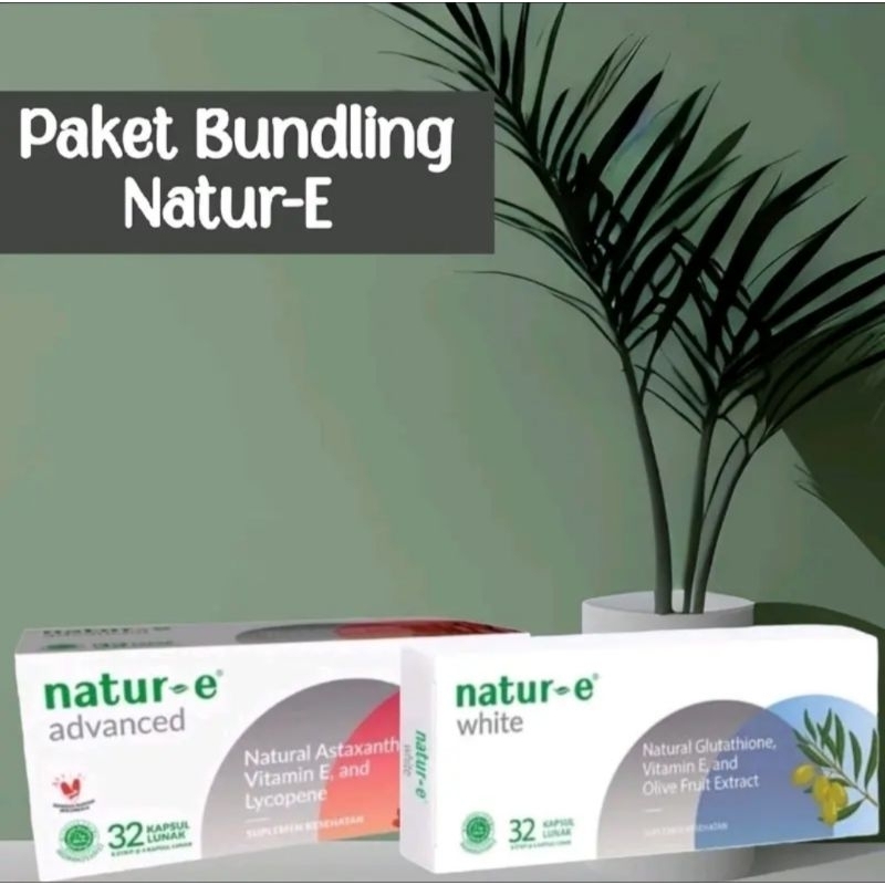 Jual Natur-E Soft Capsule White 32s dan Advanced 32s | Shopee Indonesia