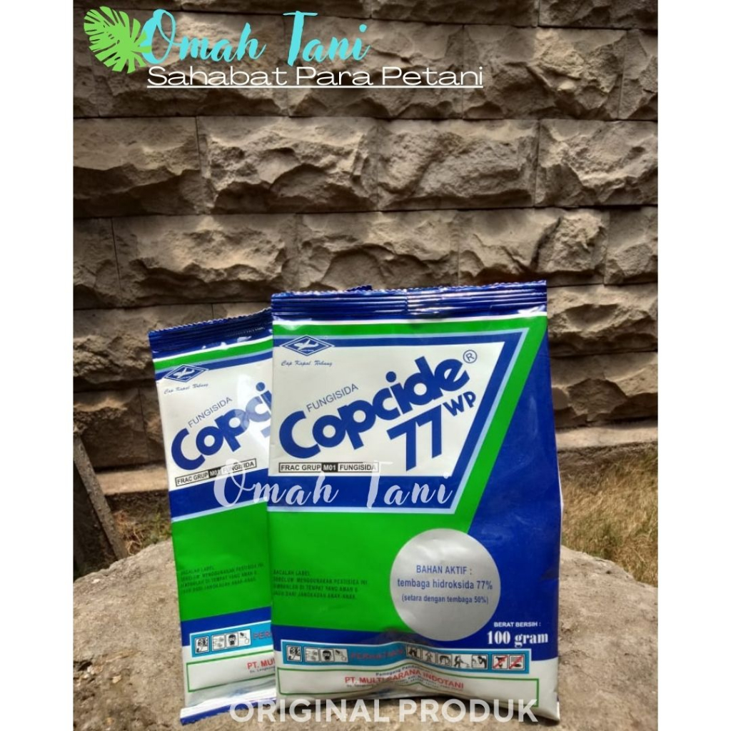 Jual Copcide 77 WP 100 Gr Fungisida Bakterisida Tembaga Hidroksida Obat ...