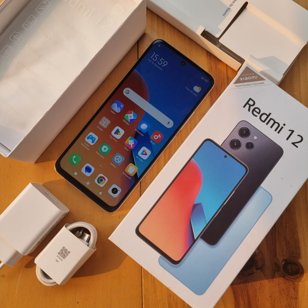 Jual XIAOMI REDMI 12 SECOND 8/128GB & 8/256GB HANDPHONE SECOND HP SEKEN ...