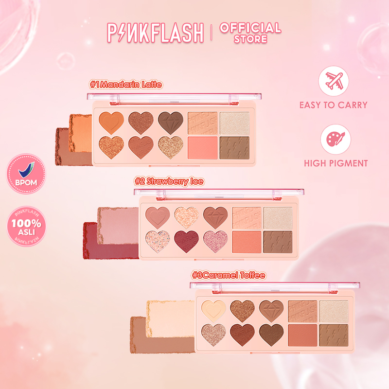 Jual KUMARA STORE - PINKFLASH PINK FLASH Multi Face Palette Eye shadow ...