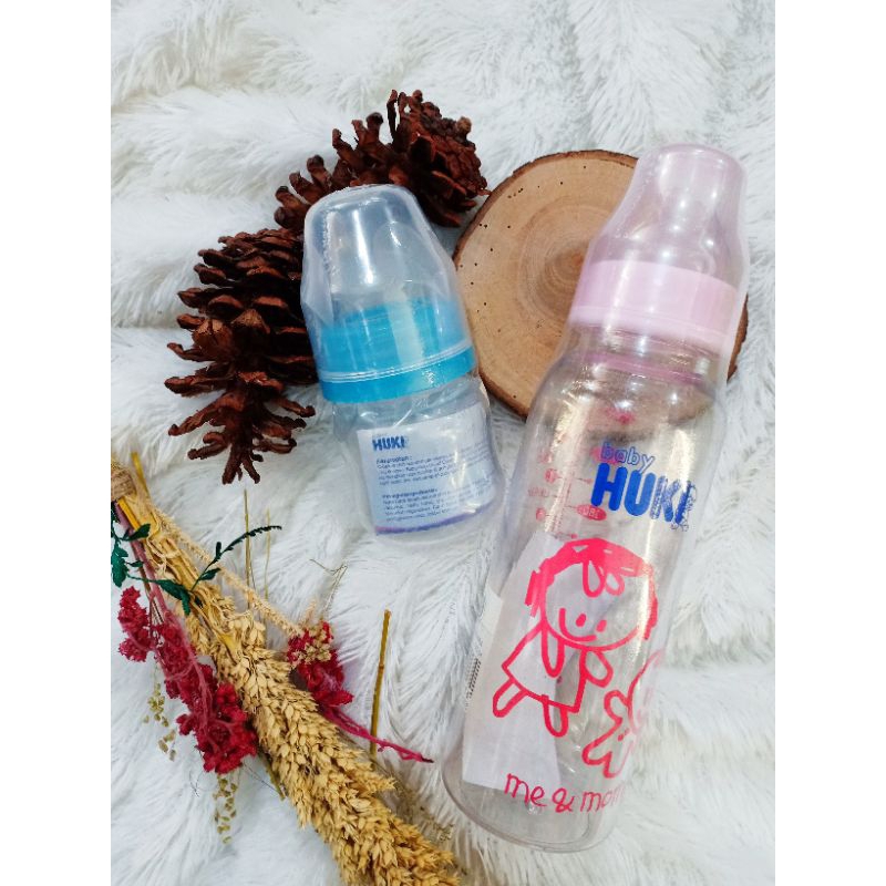 Jual Botol Susu dengan Dot Gepeng (Ortho) Merek: HUKI | Shopee Indonesia