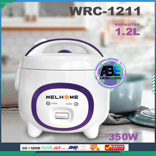 Jual Rice Cooker Magicom Mini 1 Liter Welhome WRC-1211 Ukuran 1.2 Liter ...