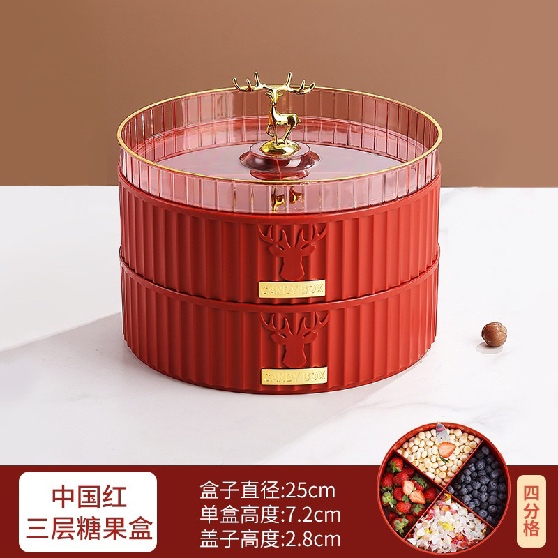 Jual Toples Tingkat /Tempat Cemilan / Tempat Snack Sincia Imlek / Tray ...