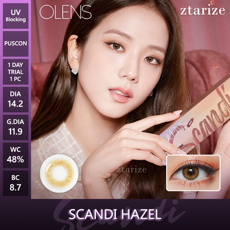 Jual ztarize - Ready Stock - Trial OLENS 🇰🇷 Scandi Hazel 1 Day Daily ...