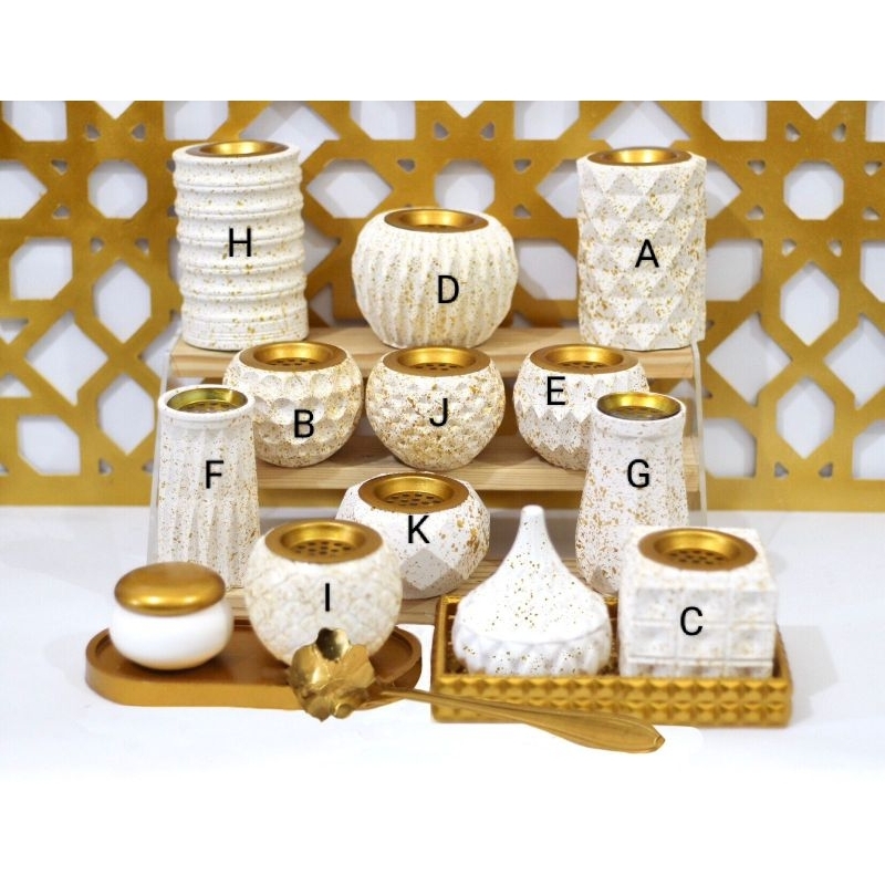 Jual set mabkhara white gold | Shopee Indonesia