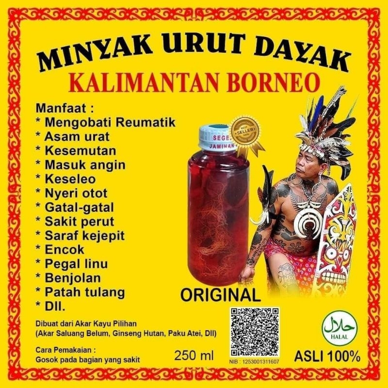 Jual Minyak dayak Kalimantan borneo 250 ml | Shopee Indonesia