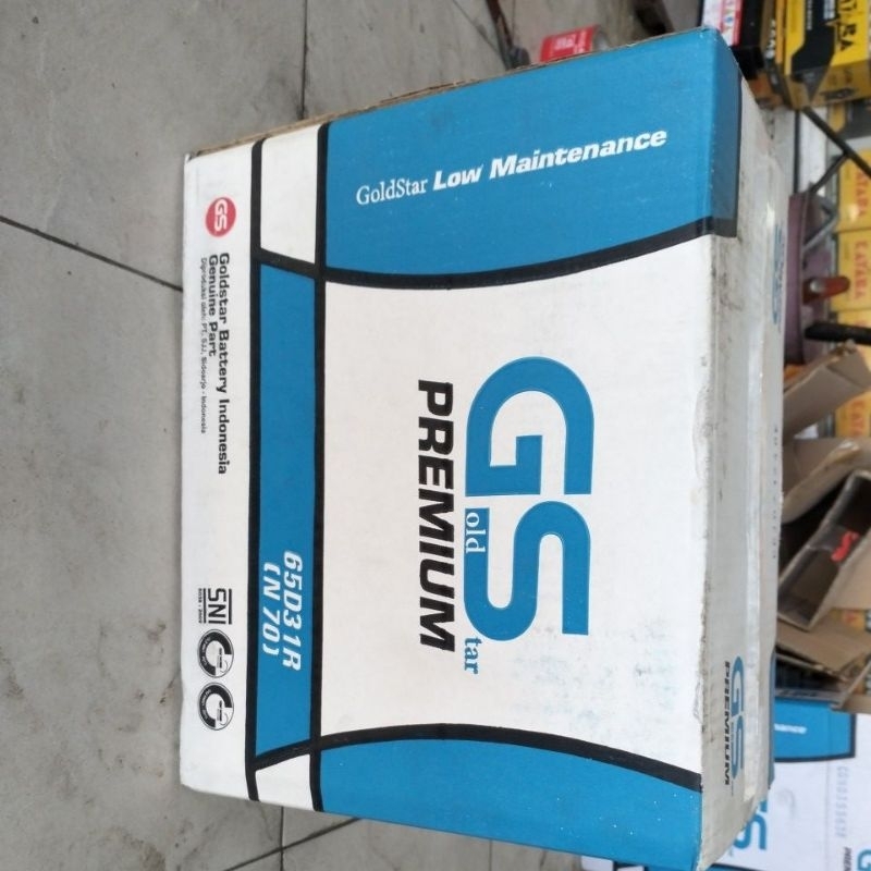 Jual AKI MOBIL BARU MERK GS TYPE N70 12V 70AH ACCU BASAH | Shopee Indonesia