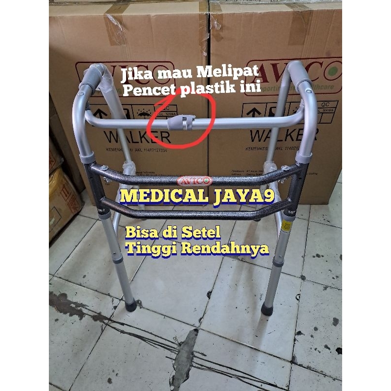 Jual Walker gerak Avico 2in1 Tongkat kaki4 bentuk Jemuran Untuk Terapi ...